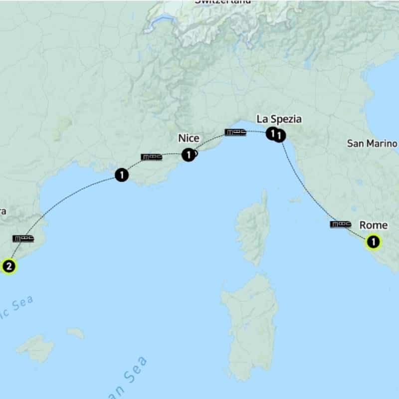 Rome to Barcelona by Train | WOLO Travel