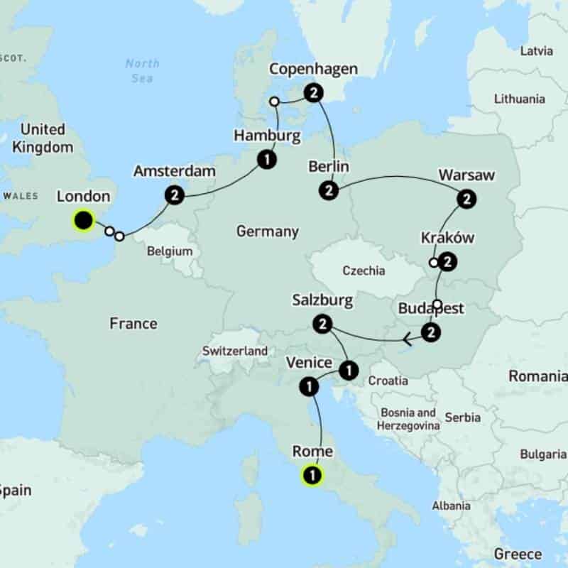 London to Rome Vistas | WOLO Travel